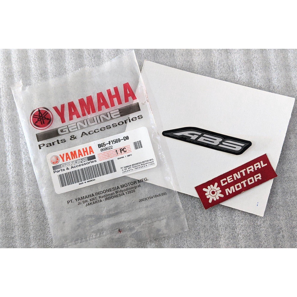 Jual STICKER STIKER EMBLEM ABS AEROK AEROX 155 A ORIGINAL YAMAHA B65 ...