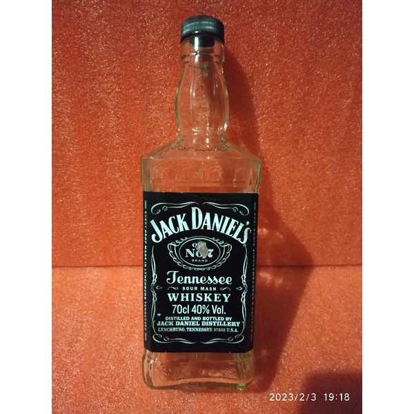 Jual botol kosong jack daniel botol pajangan botol koleksi 700 ml ...
