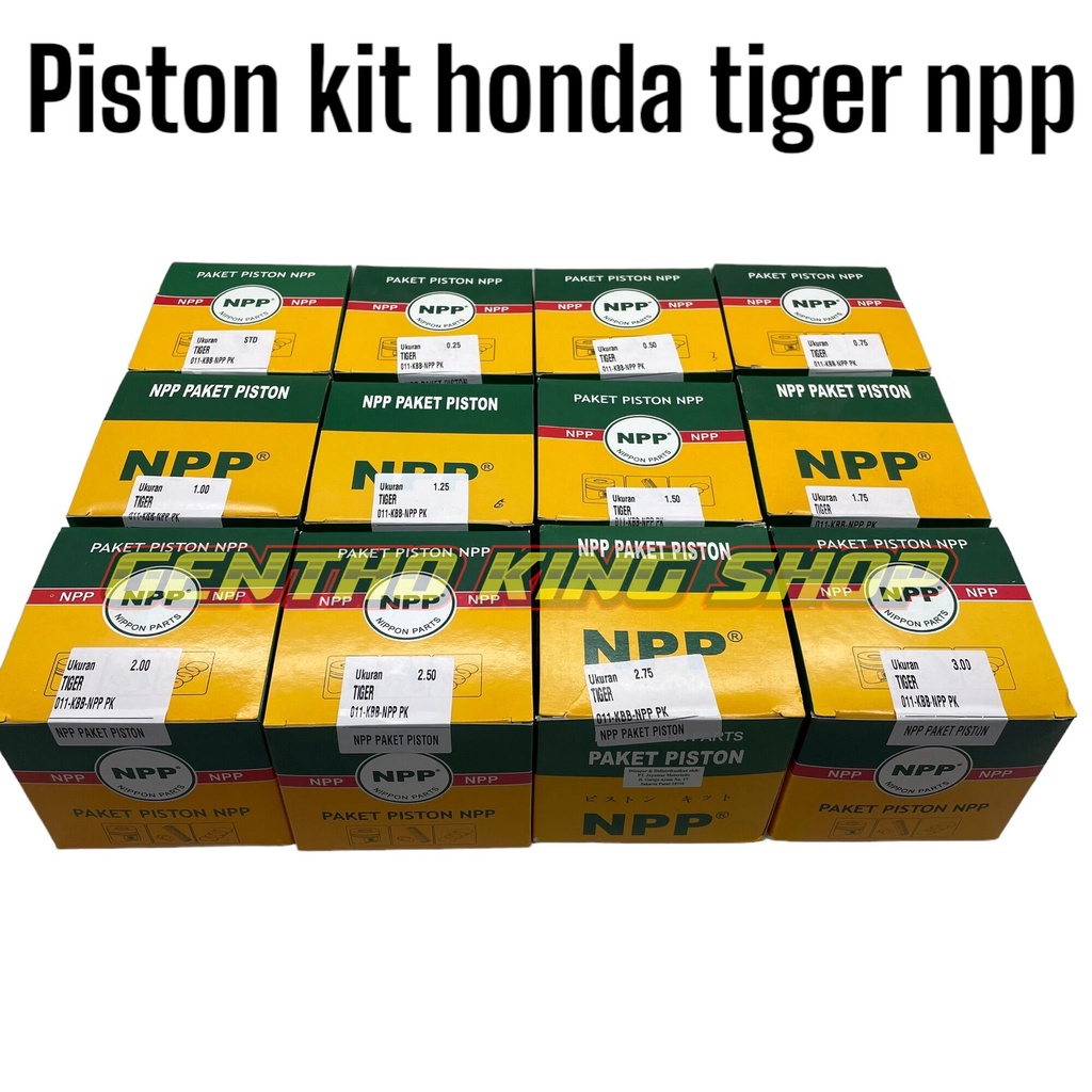 Jual Piston Kit Tiger NPP oversize STD 25 50 75 100 125 150 175 200 225 ...