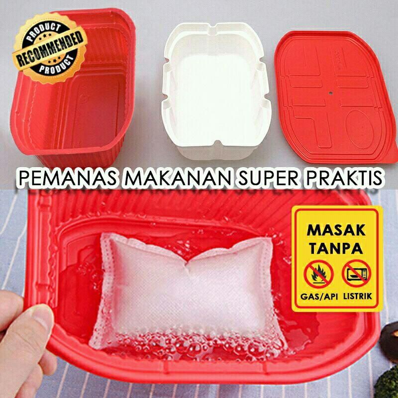 Jual [COD] Self-heating pack/ Heat pack for food/Pemanas makanan instan ...