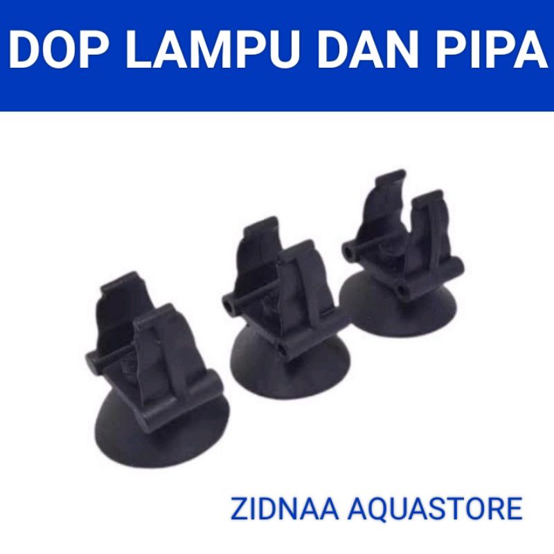 Jual DOP COP KOP LAMPU SATU PAK (ISI 30 PCS) Perekat lampu aquarium ...
