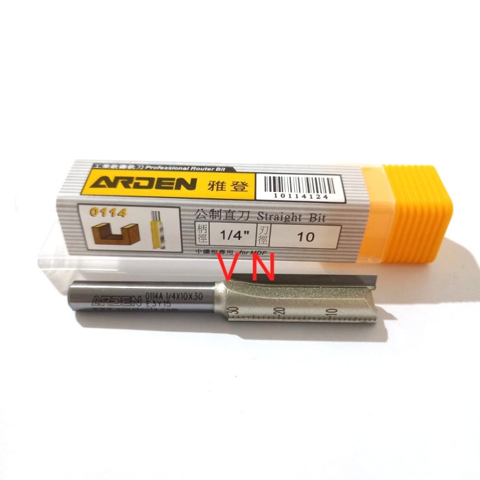 Jual Mata Router/Profil lurus 10 mm/Straight Bit ARDEN | Shopee Indonesia