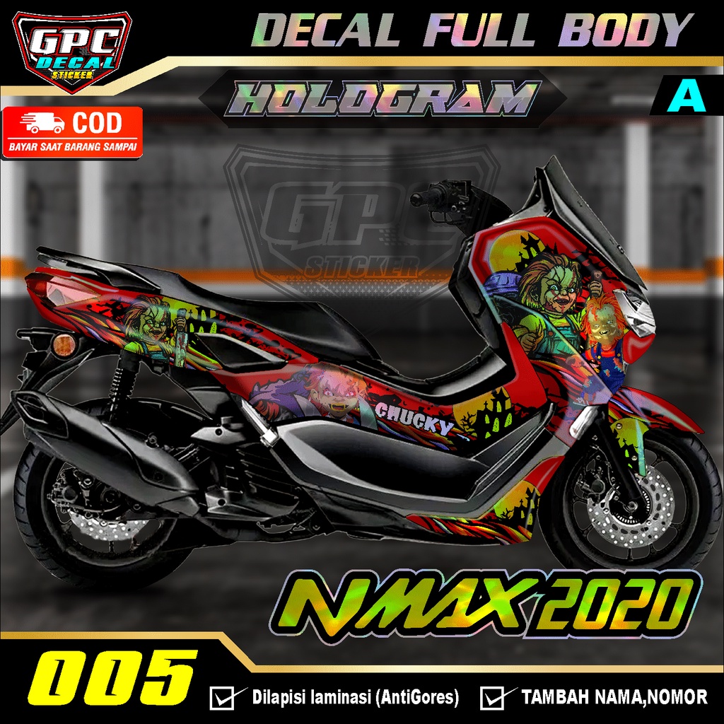 Jual Decal Sticker Yamaha Nmax 155 Fullbody-STICKER HOLOGRAM-005 ...