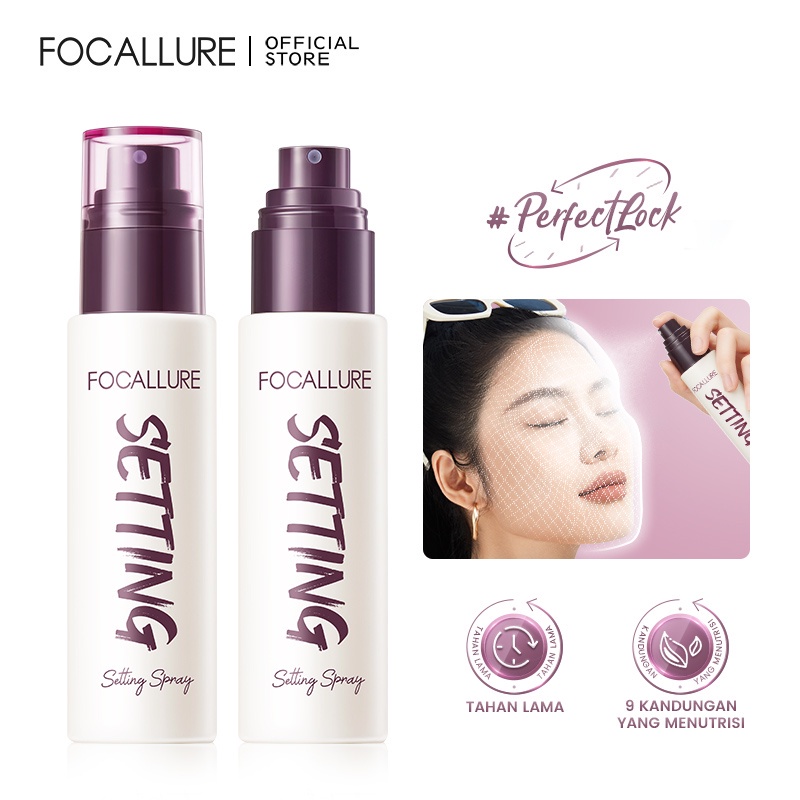 Jual Focallure #PerfectLock Hydrating Oil Control Makeup Setting Spray ...