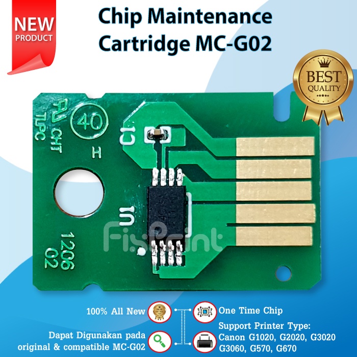 Jual MC-G02 Maintenance Catridge Chip For Canon G1020, G2020, G3020 ...