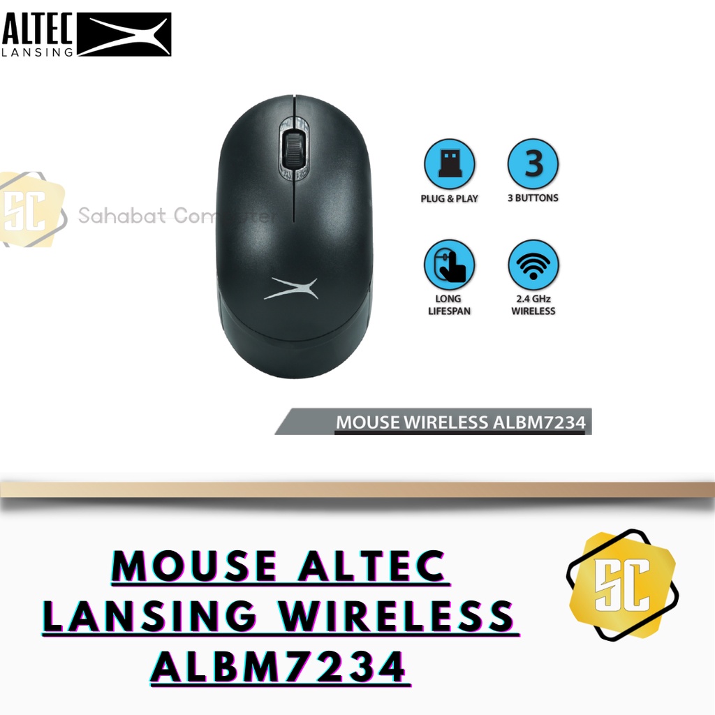 Jual Mouse ALtec Lansing Wireless ALBM7234 | Shopee Indonesia