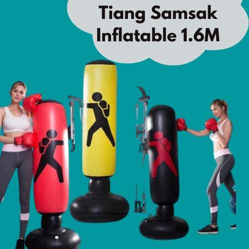 Jual Vertical Punching Bag Tiang Samsak Beladiri Tinju Boxing Punch ...