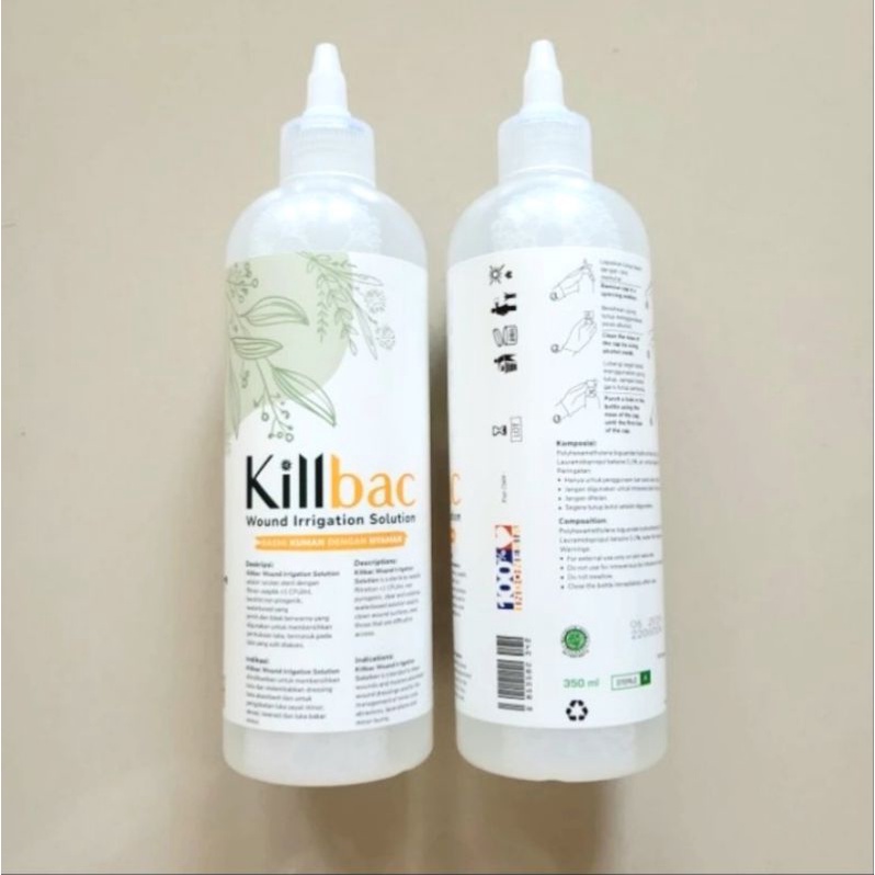 Jual KILLBAC 100% Produk Indonesia Cairan Pembersih Luka Wound ...