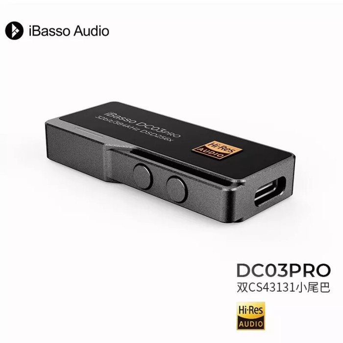 Jual iBasso DC03 Pro Dual CS43131 USB Type-C 3.5mm Portable Dongle DAC AMP - Grey | Shopee Indonesia