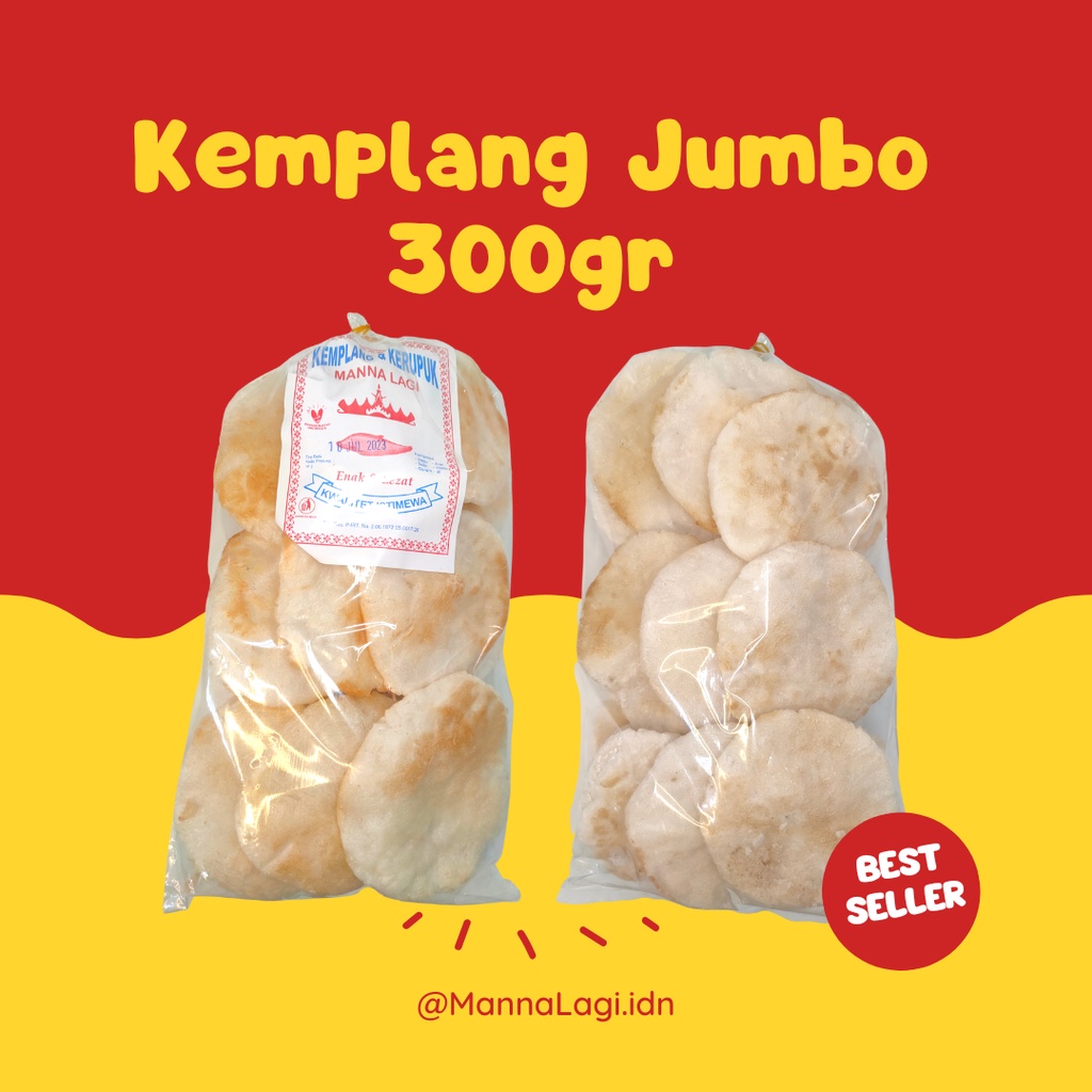 Jual KEMPLANG JUMBO - MANNA LAGI - KERUPUK KHAS LAMPUNG 300GR | Shopee ...