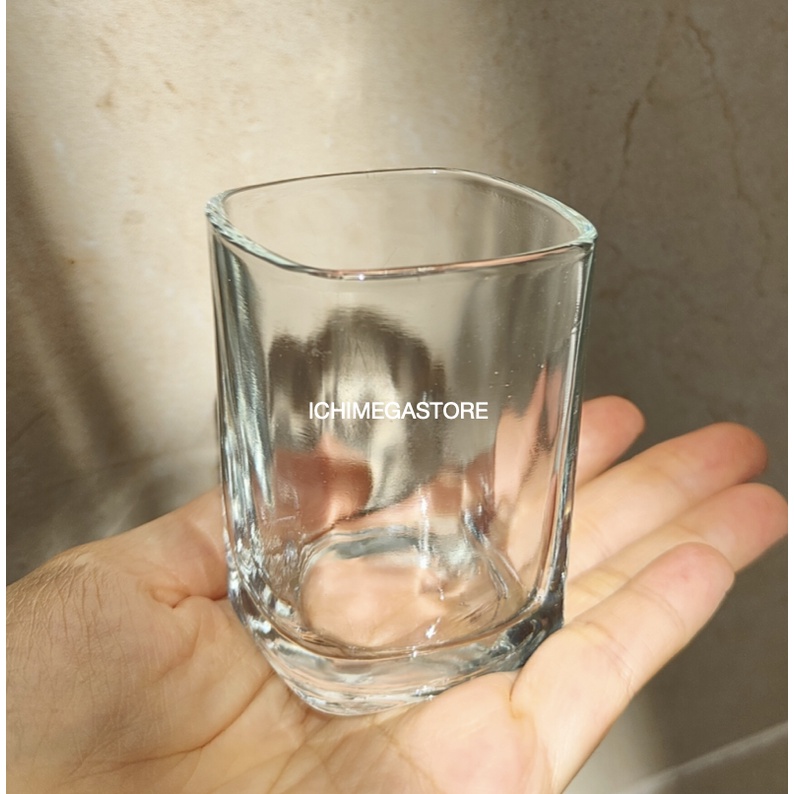 Jual Gelas Kaca Mini Kotak Sloki Aesthetic Glass Candle Shot ICHIMEGASTORE | Shopee Indonesia