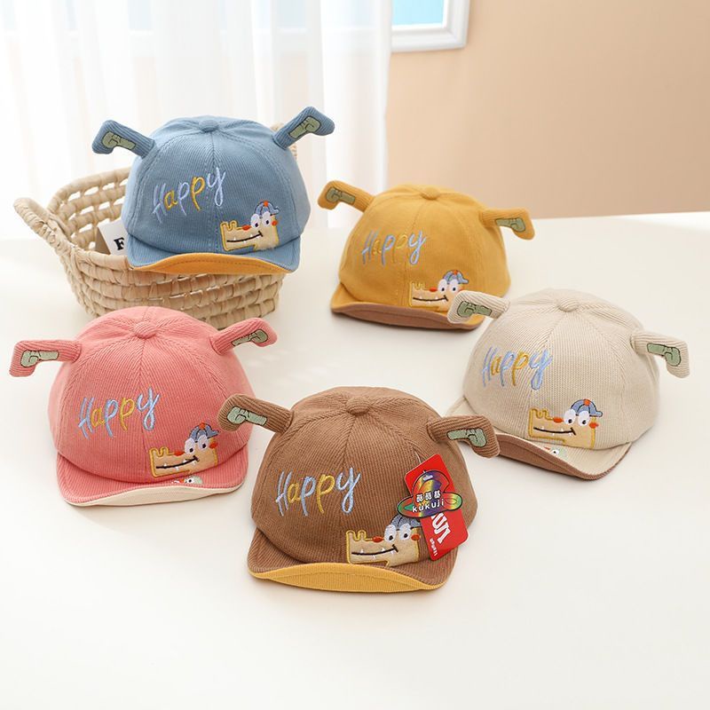 Jual Topi baseball Bayi Happy Crocodile cute baby boy cap korea style ...