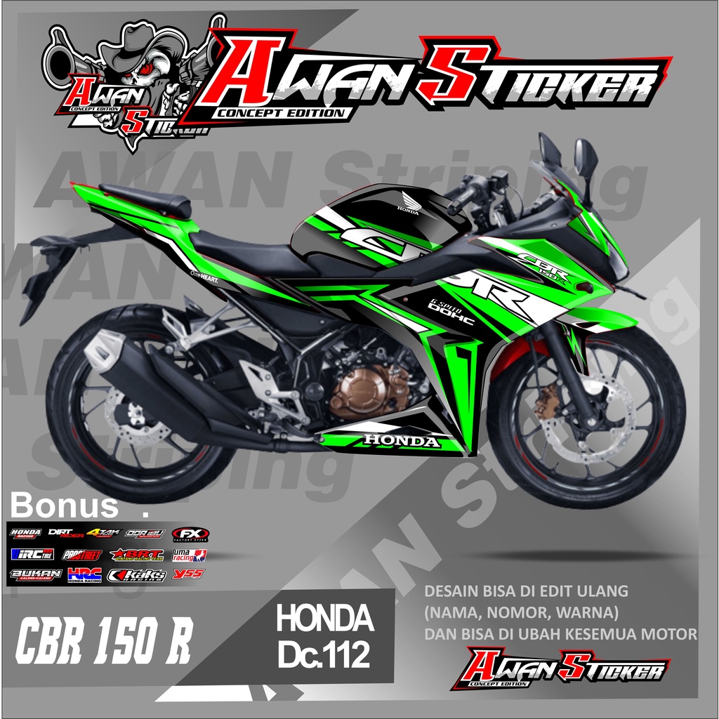Jual Sticker Striping Decal CBR 150 R Sticker Striping Decal CBR150R ...