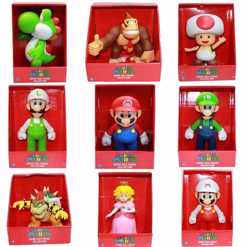 Jual super mario bros action figure | Shopee Indonesia