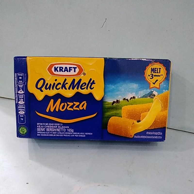 Jual KRAFT QUICK MELT MOZZA CHEESE 150 GR | Shopee Indonesia