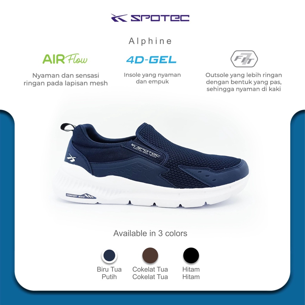 Jual SPOTEC Sepatu WALKING Artikel ALPINE | Shopee Indonesia