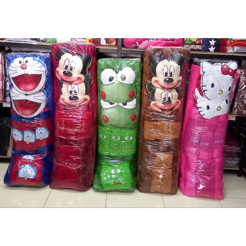 Jual Surpet JUMBO Motif Karakter Full Set Bantal 7 Ukuran 160x180 cm ...