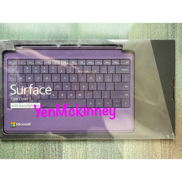 Jual Microsoft Surface Type Keyboard Pro Pro 2 RT Surface 2Backlight ...