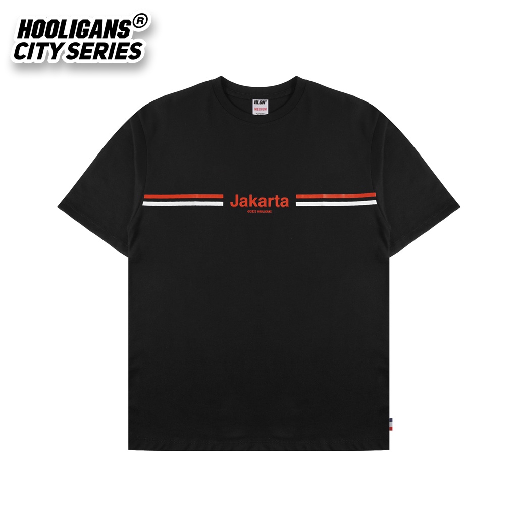 Jual HOOLIGANS T-Shirt City Series Jakarta Black | Shopee Indonesia