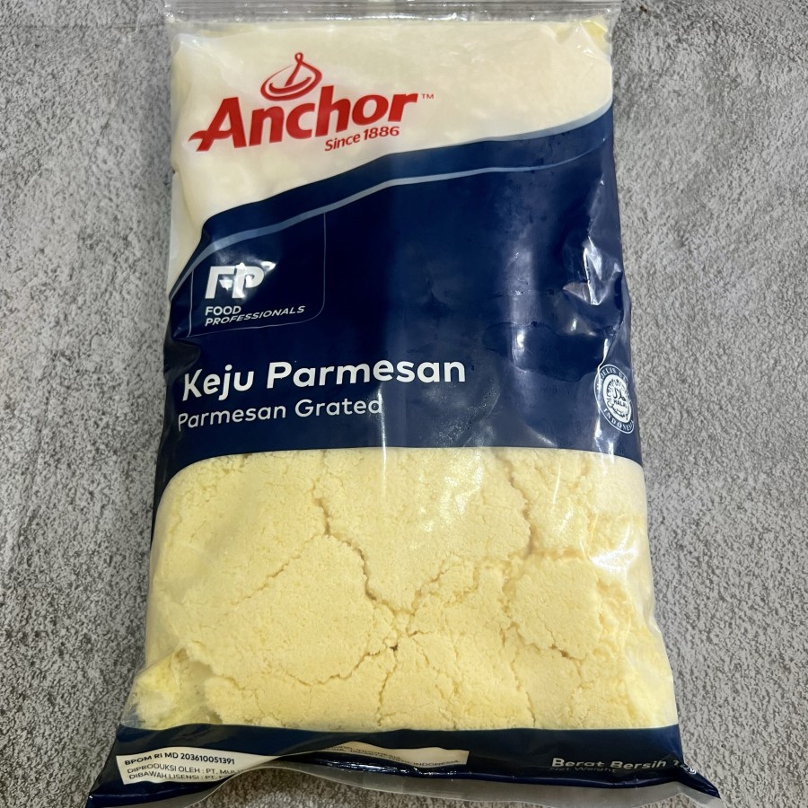 Jual Anchor Keju Parmesan/Parmesan Cheese Grated 1kg | Shopee Indonesia