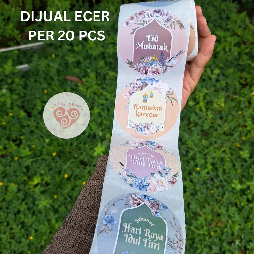 Jual Sticker SELAMAT IDUL FITRI | Sticker Ucapan Hari Raya Eid Mubarak ...