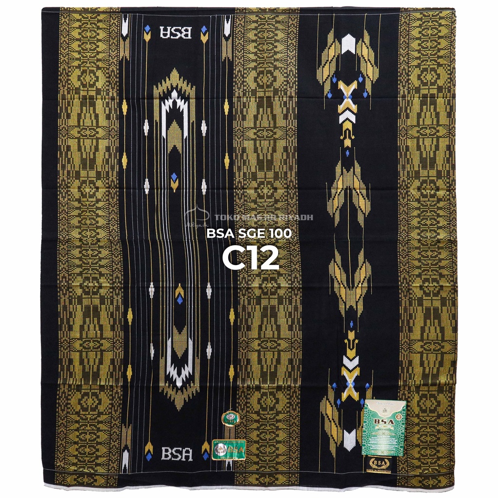 Jual Sarung BSA Motif SGE Songket Gunung Exclusive 100 Mesres | Shopee ...