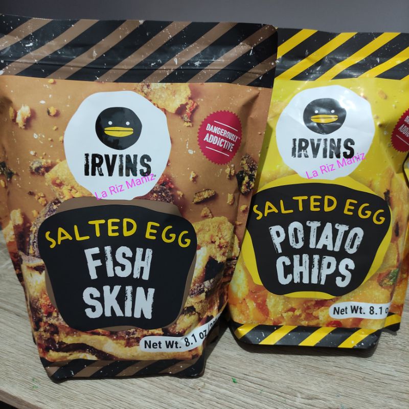 Jual Irvins Salted Egg Fish Skin Potato Chips | Shopee Indonesia