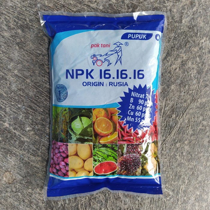Jual Pupuk NPK 16-16-16 Pak Tani Original 1 Kg | Shopee Indonesia