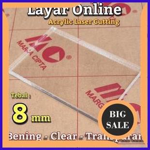 Jual perkakas Akrilik Laser Cutting 8mm MARGACIPTA Acrylic Potong Laser ...