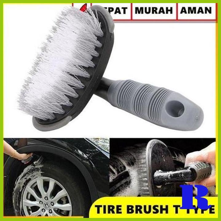 Jual [RWW] SIKAT BAN MOBIL TIPE HURUF T wheel brush cuci velg motor ...