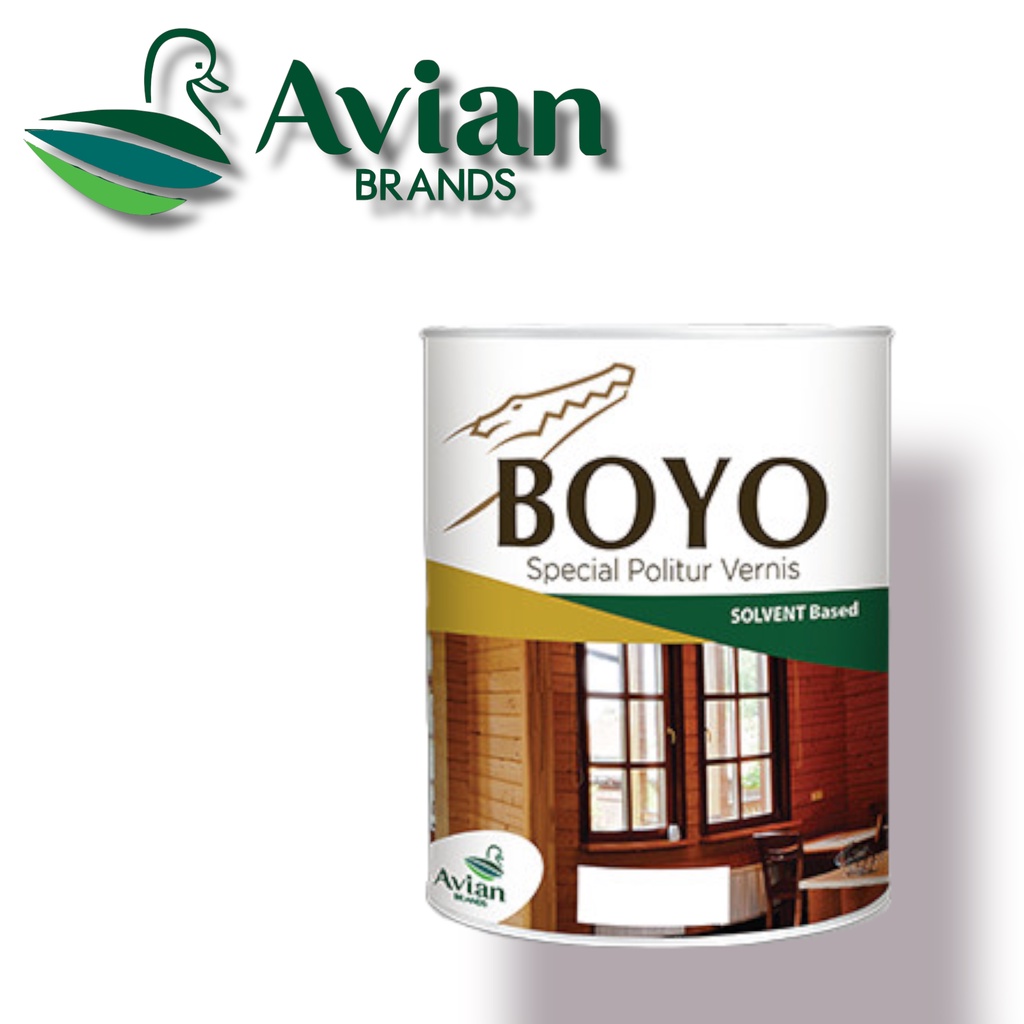 Jual BOYO VARNISH KAYU AVIAN WOODSTAIN BOYO | Shopee Indonesia