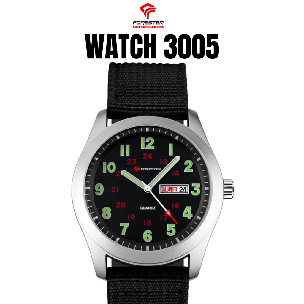 Jual Forester Jam Tangan Analog Pria 3005 Watch Water Resistant ...