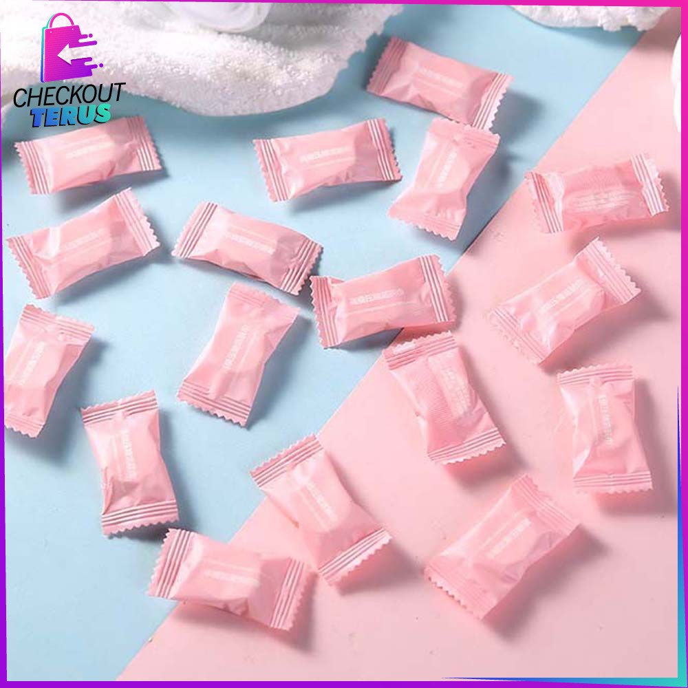 Jual CT K142 Tissue Bulat Mini Travel Sekali Pakai Masker Wajah Kompres ...