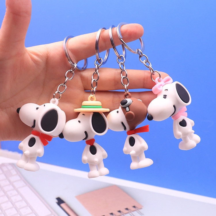 Jual Gantungan Kunci Karakter Snoopy Cute Snoopy Keychain SK-KC1E ...