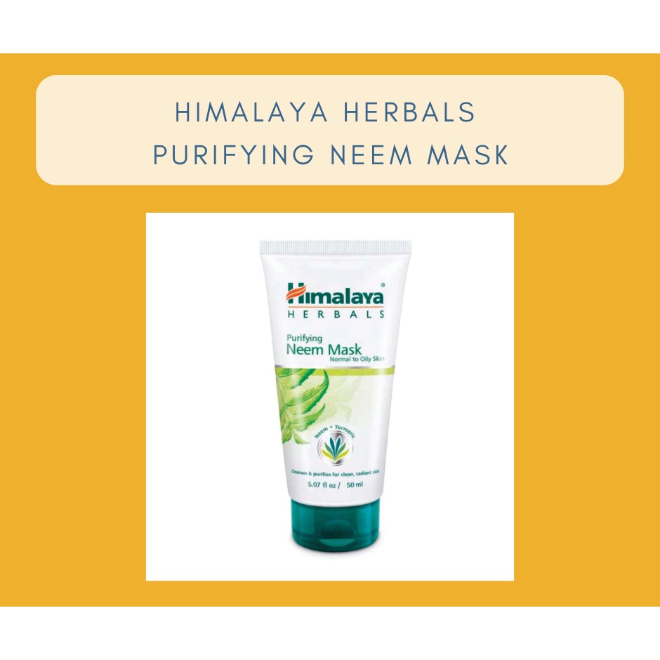 Jual Himalaya Purifying Neem Mask Normal to Oily Skin I 50ml | Shopee ...