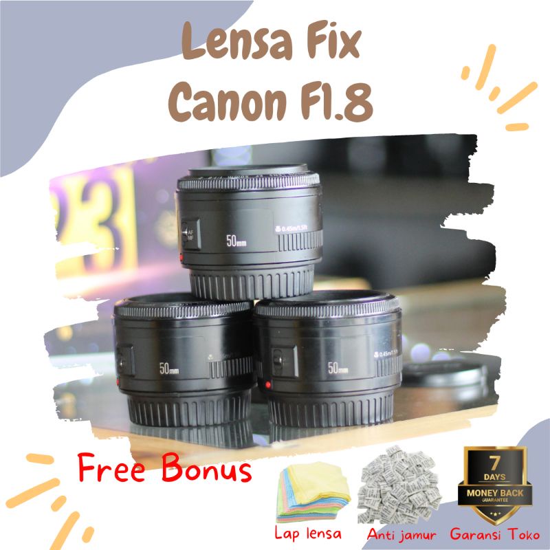 Jual Lensa Fix Canon 50 Mm F 1.8 Hasil Foto Silide terakhir | Shopee ...