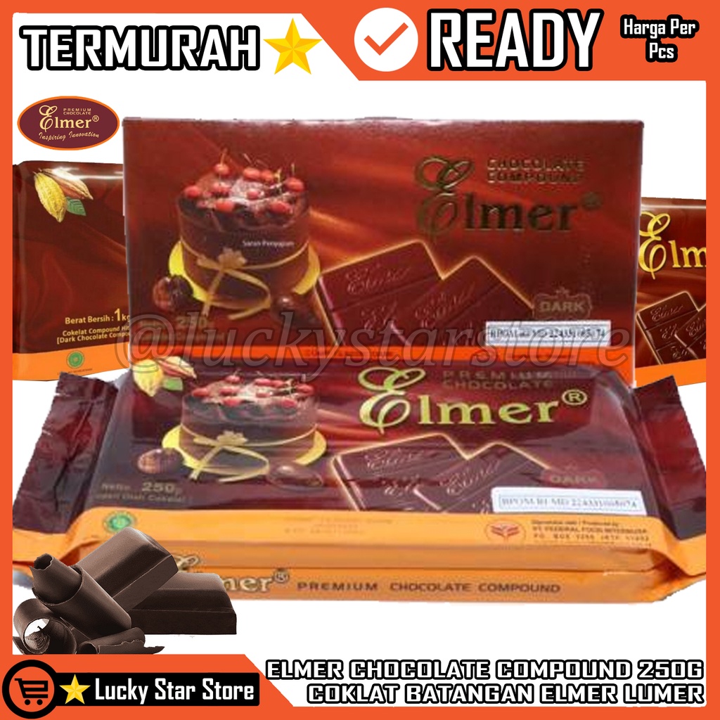 Jual ELMER CHOCOLATE COMPOUND 250G ELMER CHOCOLATE COMPOUND 250G ELMER ...