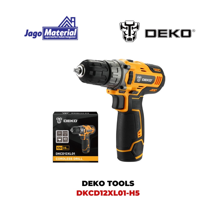Jual Deko Cordless Drill 12 V - Mesin Bor (SET DUS) | Shopee Indonesia
