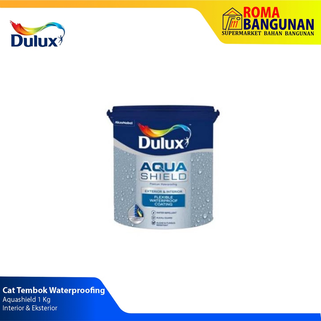 Jual Dulux Aquashield Cat Tembok Interior & Exterior Waterproof 1kg ...
