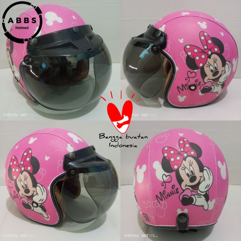 Jual HELM BOGO SNI DEWASA MICKEY MOUSE | Shopee Indonesia