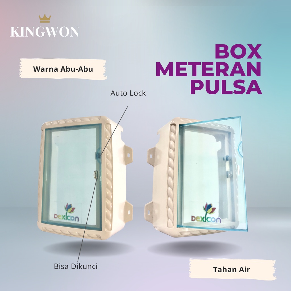 Jual BOX METERAN PULSA/ TEMPAT METERAN PULSA MERK DEXICON KOTAK ...