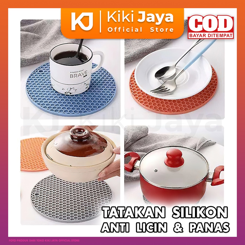 Jual [KIKI] Tatakan Silikon - Anti Licin dan Tahan Panas - Untuk Alas ...