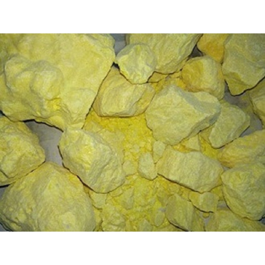 Jual sulfur bongkah / belerang bongkah / bongkahan belerang | Shopee ...