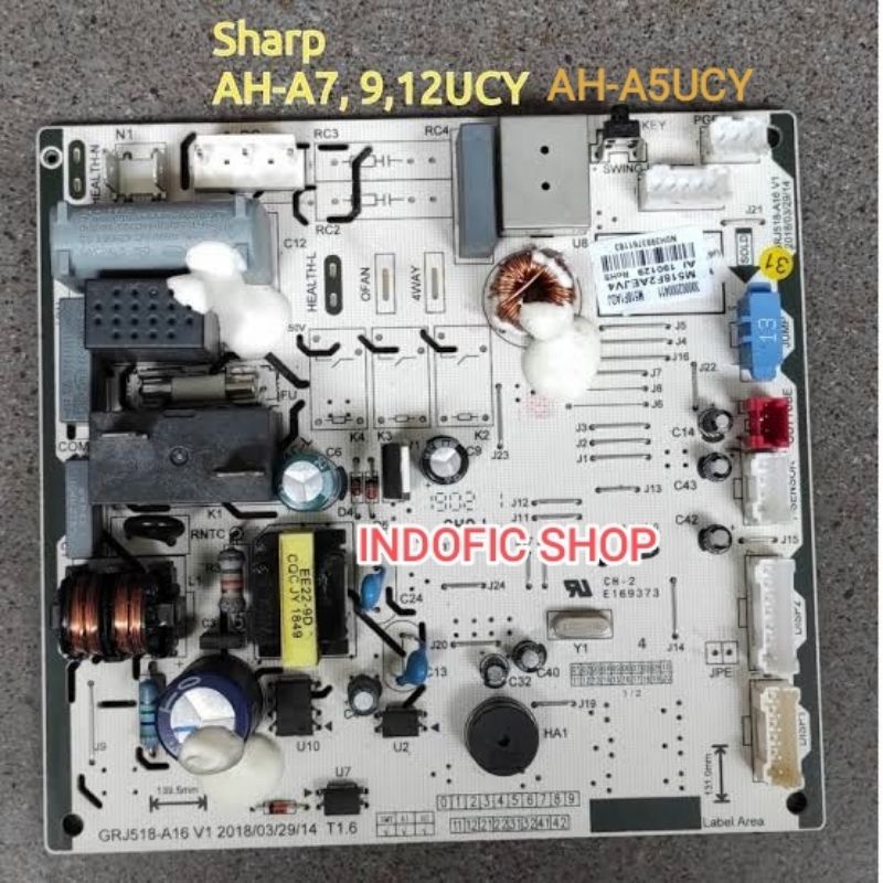 Jual MODUL AC SHARP AH-5UCY AH-A7UCY AH-A9UCY ORIGINAL PCB AC SHARP ...
