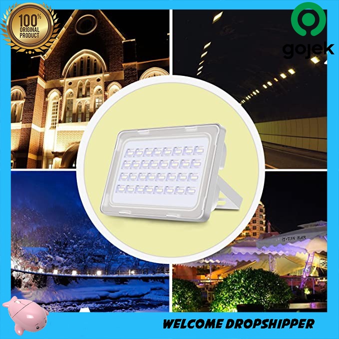 Jual Viugreum Lampu Sorot LED Outdoor Spotlight Waterproof 6000K 382 | Shopee Indonesia