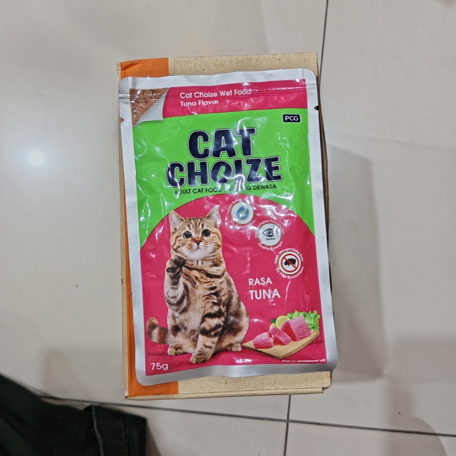 Jual Cat Choize Pouch Sachet Rasa Tuna Adult 75gr | Shopee Indonesia