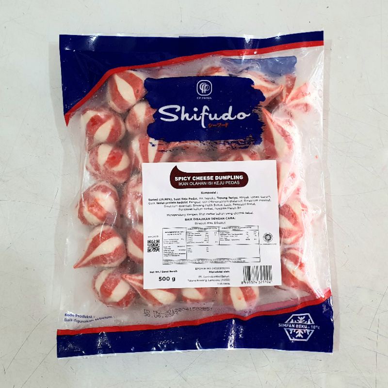 Jual Shifudo Spicy Cheese Dumpling Keju 500g | Shopee Indonesia