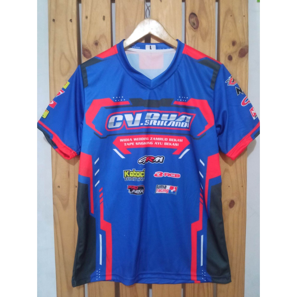 Jual Jersey Baju Racing Custom Nama Nomor Start jersey Komunitas full ...