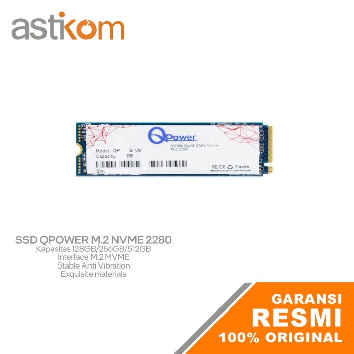 Jual SSD QPOWER 128GB 256GB 512GB M.2 NVME 2280 | Shopee Indonesia