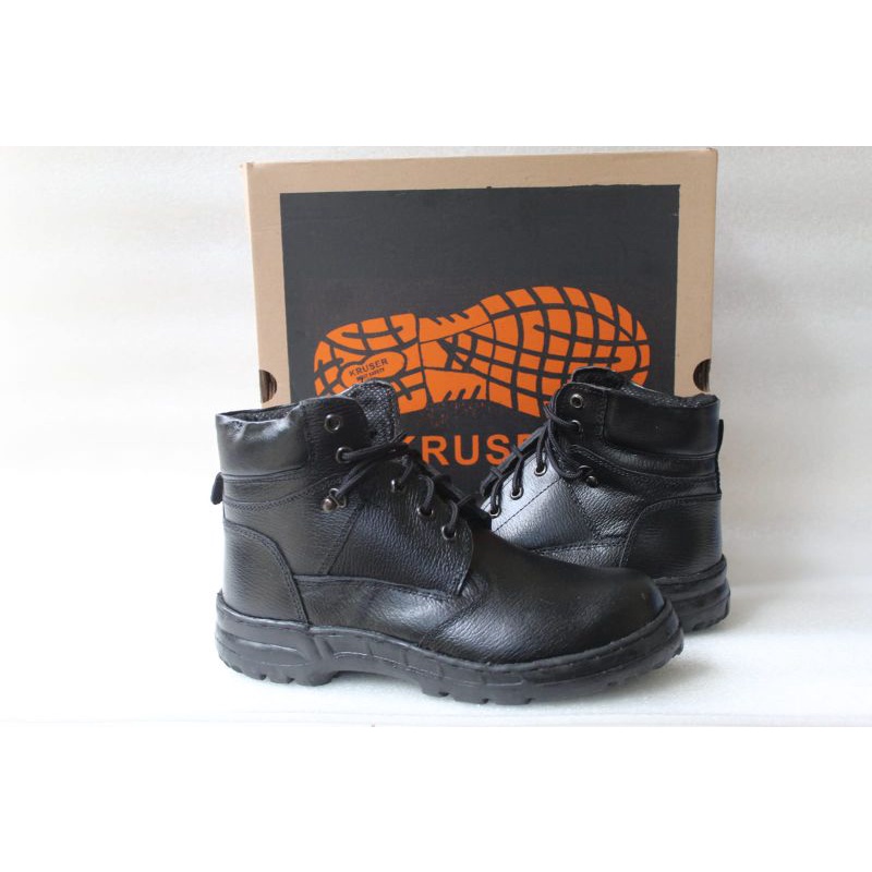 Jual SEPATU SAFETY BOOT PRIA/SEPATU SAFETY 100%KULIY ASLI SOL KARET ...